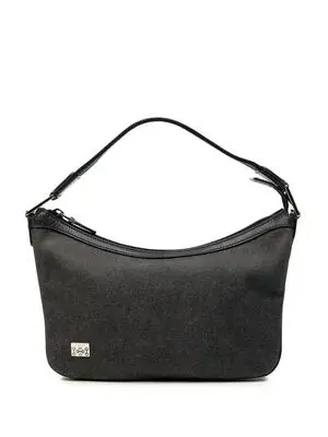 Gucci Denim Web Shoulder Bag - Black