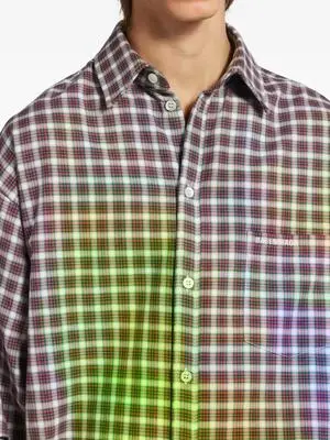Balenciaga Checked Layered Shirt
