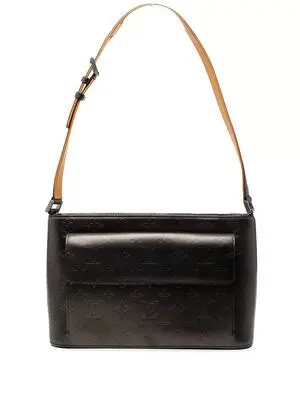 LOUIS VUITTON Monogram Mat Alston Shoulder Bag