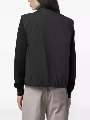 K-WAY Quilted Sleeveless High Neck Zip Vest