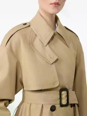 Max Mara Belted Cotton Trench Coat