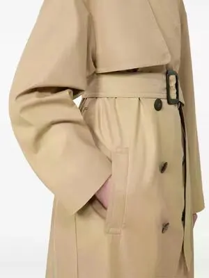 Max Mara Belted Cotton Trench Coat