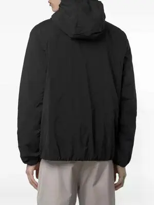 K-WAY Hooded Zip Jacket - Black