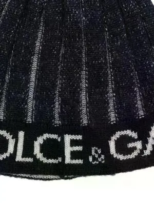 Dolce & Gabbana Logo Beanie Hat - Blue
