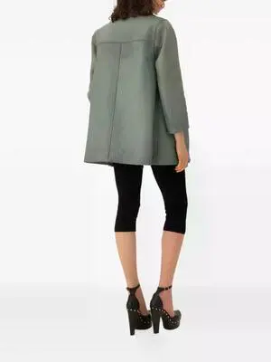 Chloé Buttoned Leather Coat