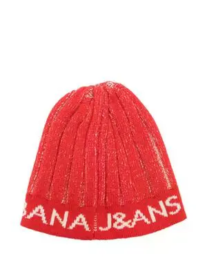 Dolce & Gabbana Wool Beanie Hat - Red