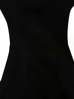 ENTIRE STUDIOS Square-neck Midi Dress - Black