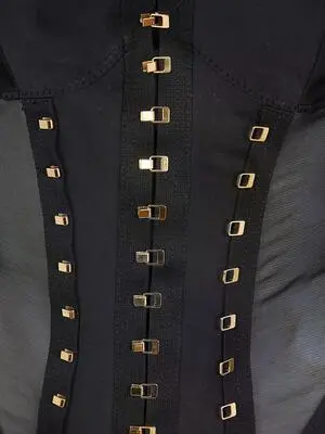 Elisabetta Franchi Bi-elastic And Tulle Bustier Jacket