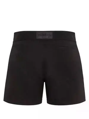 Vilebrequin Logo-patch Swim Shorts - Black