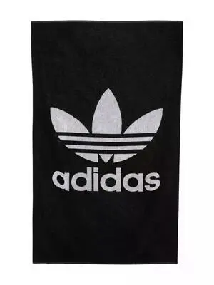 Adidas Extra-large Trefoil-jacquard Towel