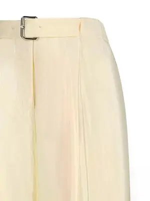 Blumarine Belted Pleated Trousers