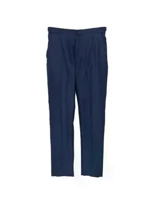 TOM FORD Buttoned-waist Trousers - Blue