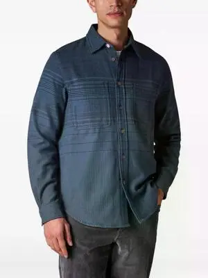 Paul Smith Gradient Buttoned Checked Shirt
