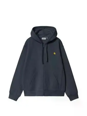 Carhartt Work In Progress American Script Zip-up Hoodie - Blue
