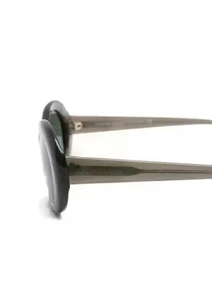 Giorgio Armani 1990s Oval-frame Sunglasses