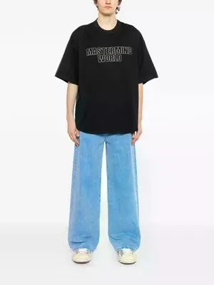MASTERMIND WORLD Striped T-shirt - Black