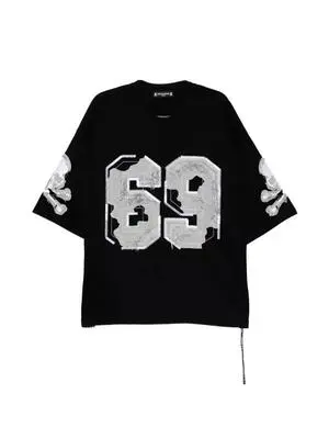 MASTERMIND WORLD Number Motif T-shirt - Black