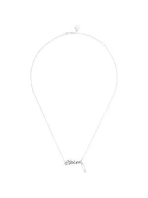 STOLEN GIRLFRIENDS CLUB Sentimental Script Necklace Silver