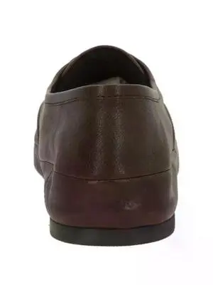 Miu Miu Nappa Leather Lace-up Shoes - Brown