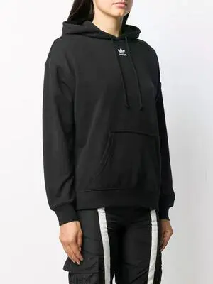 Adidas Drawstring Hoodie With Embroidered Logo