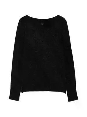 MARCCAIN Marc Cain Long Sleeve Boat Neck T-shirt