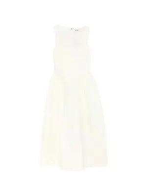 ROTATE BY BIRGER CHRISTENSEN Jacquard Midi Dress - Neutrals