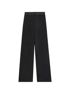 MSGM Embellished Waistband Trousers