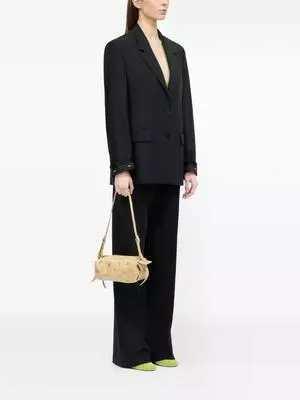 MSGM Embellished Waistband Trousers