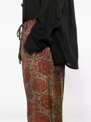 UMA WANG Perch Trousers - Red