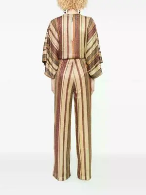 SIYU Striped Jumpsuit - Gold