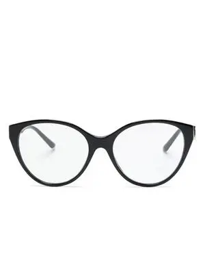 JIMMY CHOO Cat Eye Glasses - Black