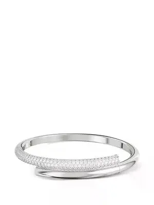 SWAROVSKI Swarovski Dextera Crystal-Embellished Bangle Bracelet Silver