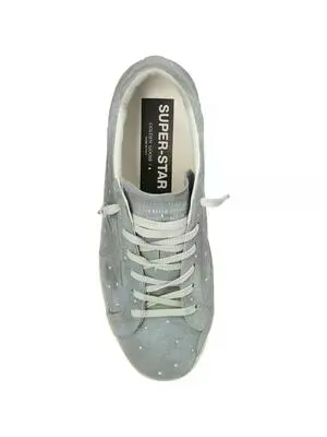 GOLDEN GOOSE Super-star Suede Sneakers With Appliqué Detail