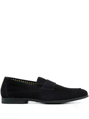 DOUCAL'S Suede Penny Loafers - Blue