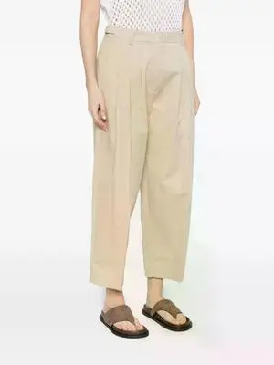 Marella Pleated Cropped Trousers
