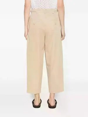 Marella Pleated Cropped Trousers