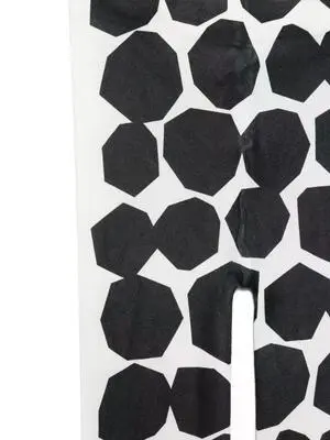 Issey Miyake 2000s Geometric Pattern Leggings