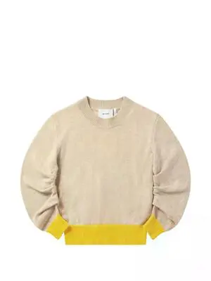 Axel Arigato Rina Crew-neck Sweater With Yellow Detail