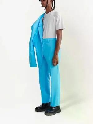 Off-White Tailored Straight-leg Trousers - Blue