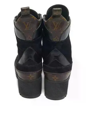 LOUIS VUITTON Laureate Lace-up Ankle Boots