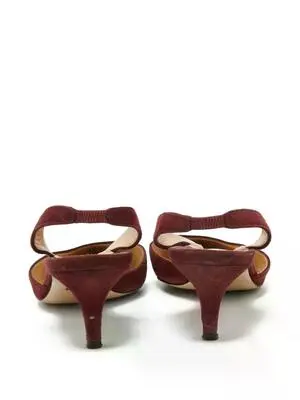 PAUL ANDREW Suede Slingback Pumps