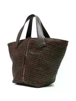 ALEXANDER SMITH Woven Tote Bag - Brown