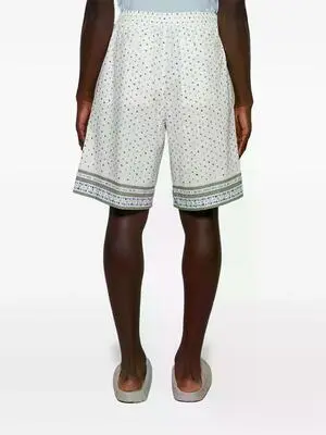 Givenchy Cotton Tailored Shorts With All-over Floral Print