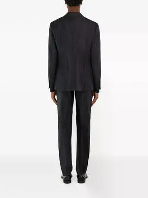 FERRAGAMO Wool Pinstripe Suit - Grey