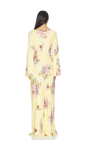 Hemant & Nandita Floral Print Maxi Dress
