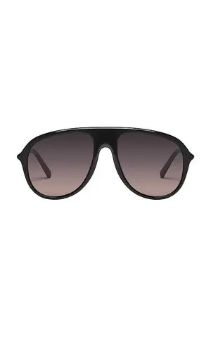 Quay Chart Topper Sunglasses - Black
