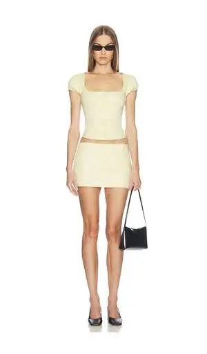 LOBA Rae Top Button-front Cinched Waist Blouse