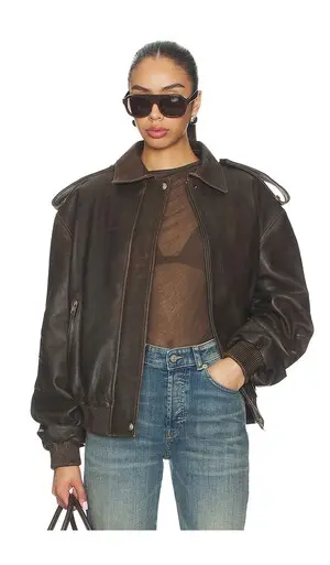 MANOKHI Daya Leather Jacket