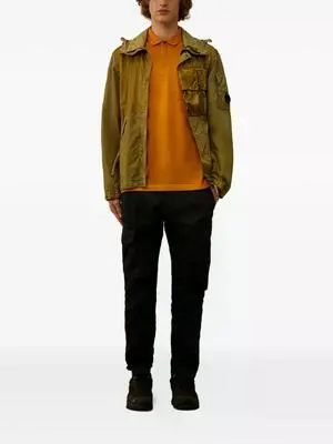 C.P. COMPANY Chest-pocket Polo Shirt Orange