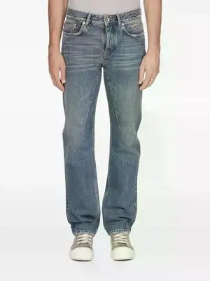 Rick Owens Fog Cut Belt-loop Jeans - Blue